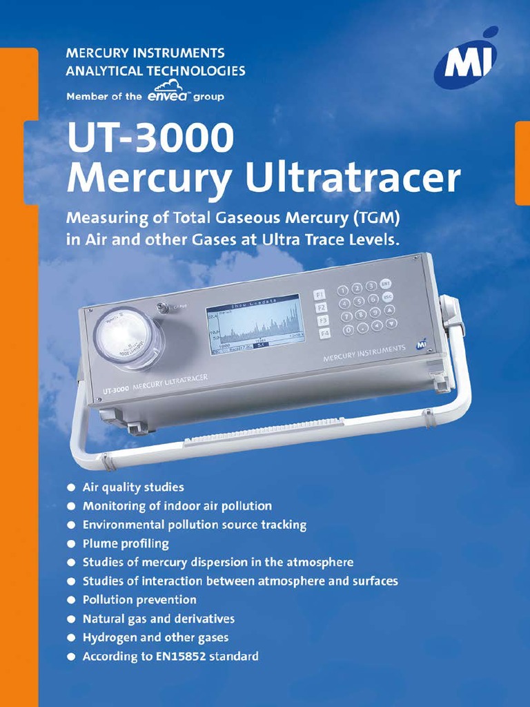 Mercury Instruments UT 3000 en | PDF | Calibration | Mercury (Element)
