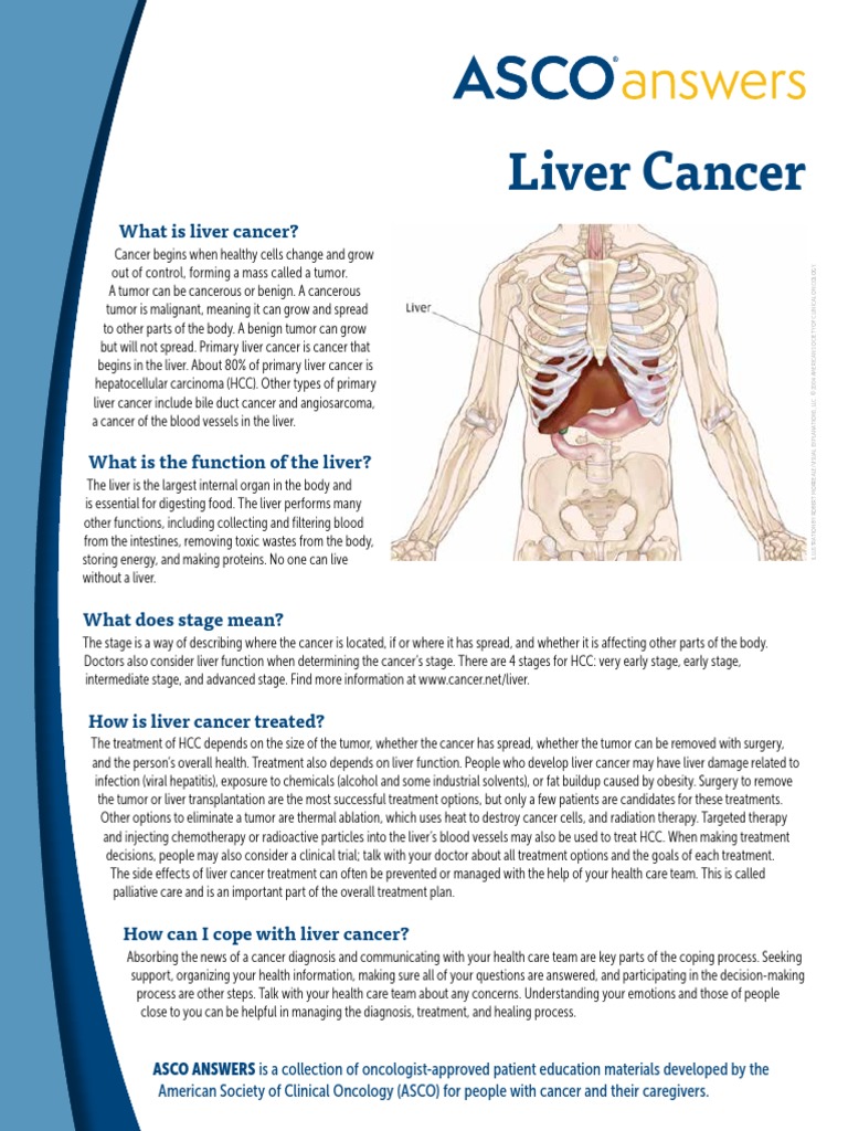 Asco Answers Liver PDF | PDF | Liver | Cancer