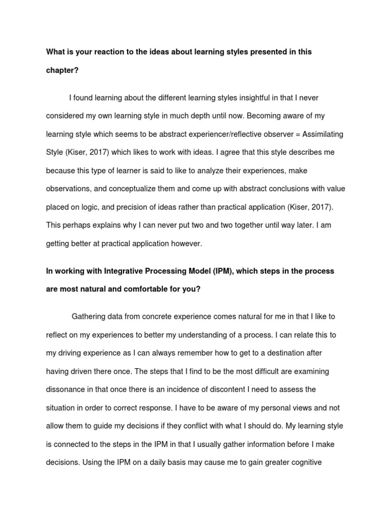 Notes Internship | PDF | Learning Styles | Learning