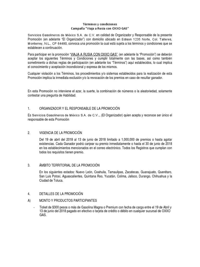 Terminos y Condiciones | PDF | Hotel | Correo