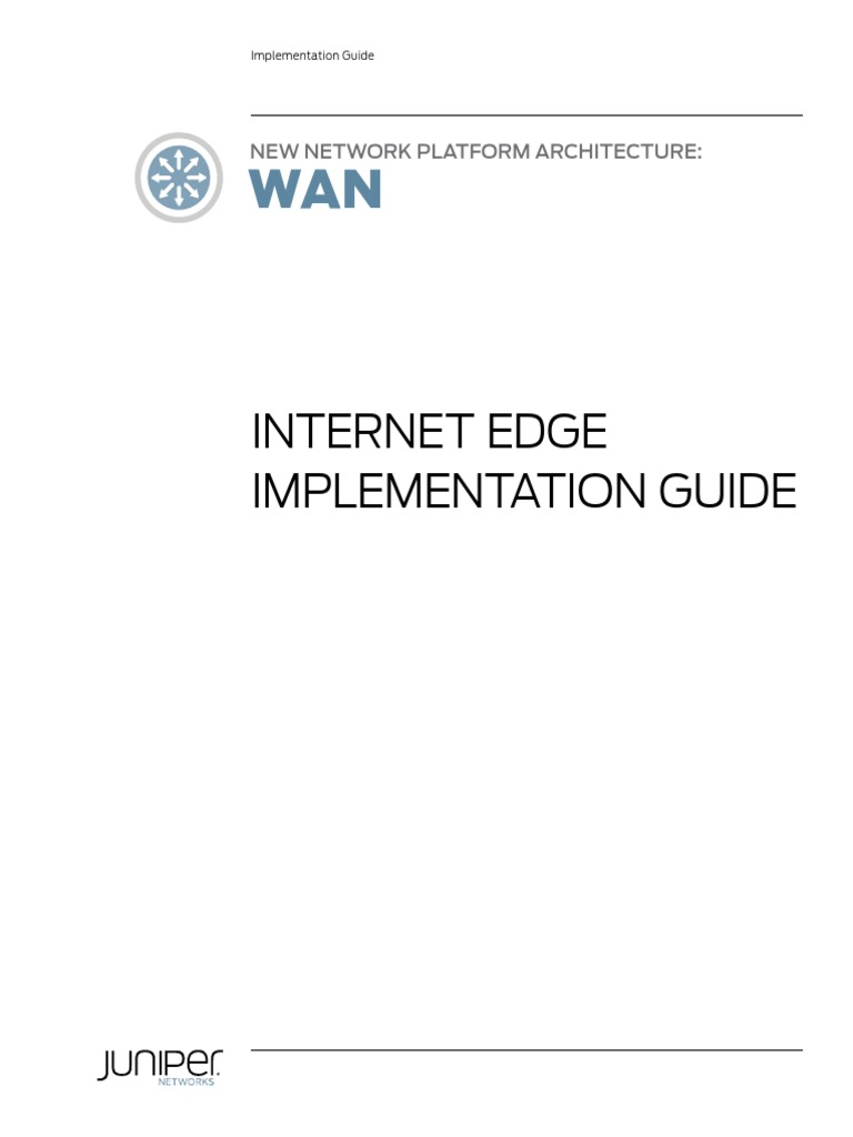 Internet Edge Implementation Guide | PDF | Routing | Router (Computing)