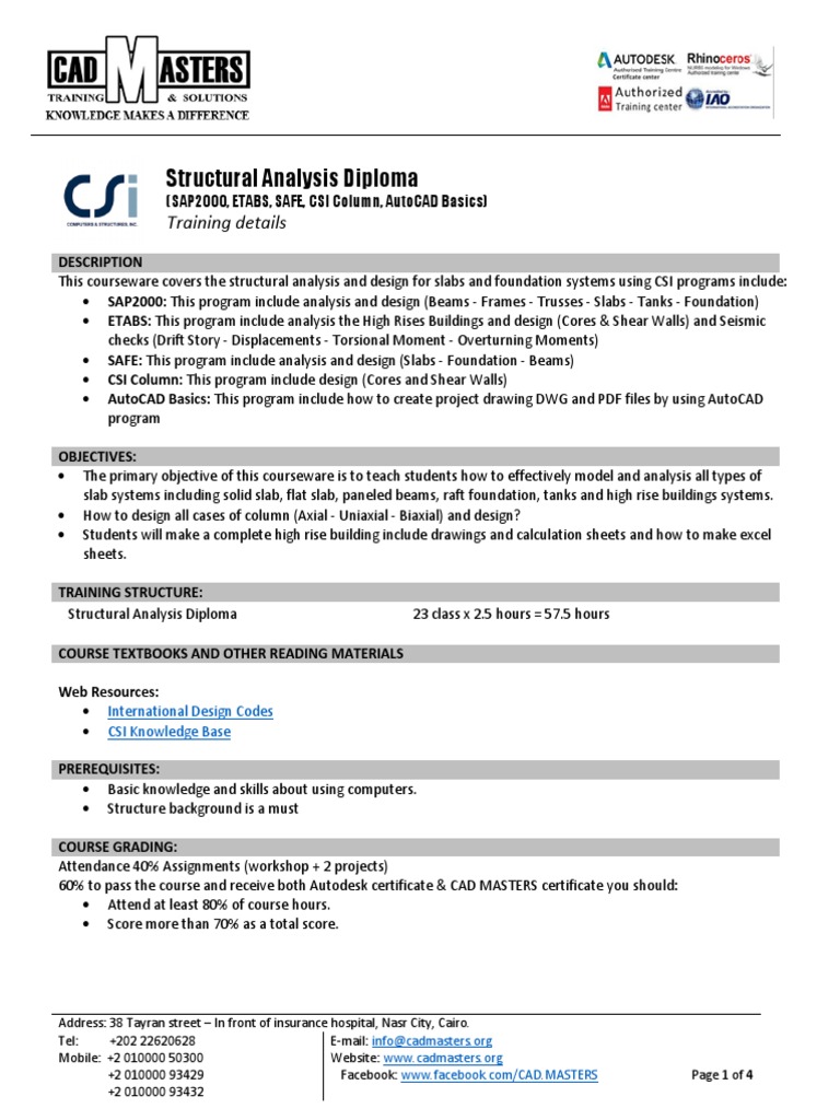CSI Diploma 2 | PDF | Beam (Structure) | Bending