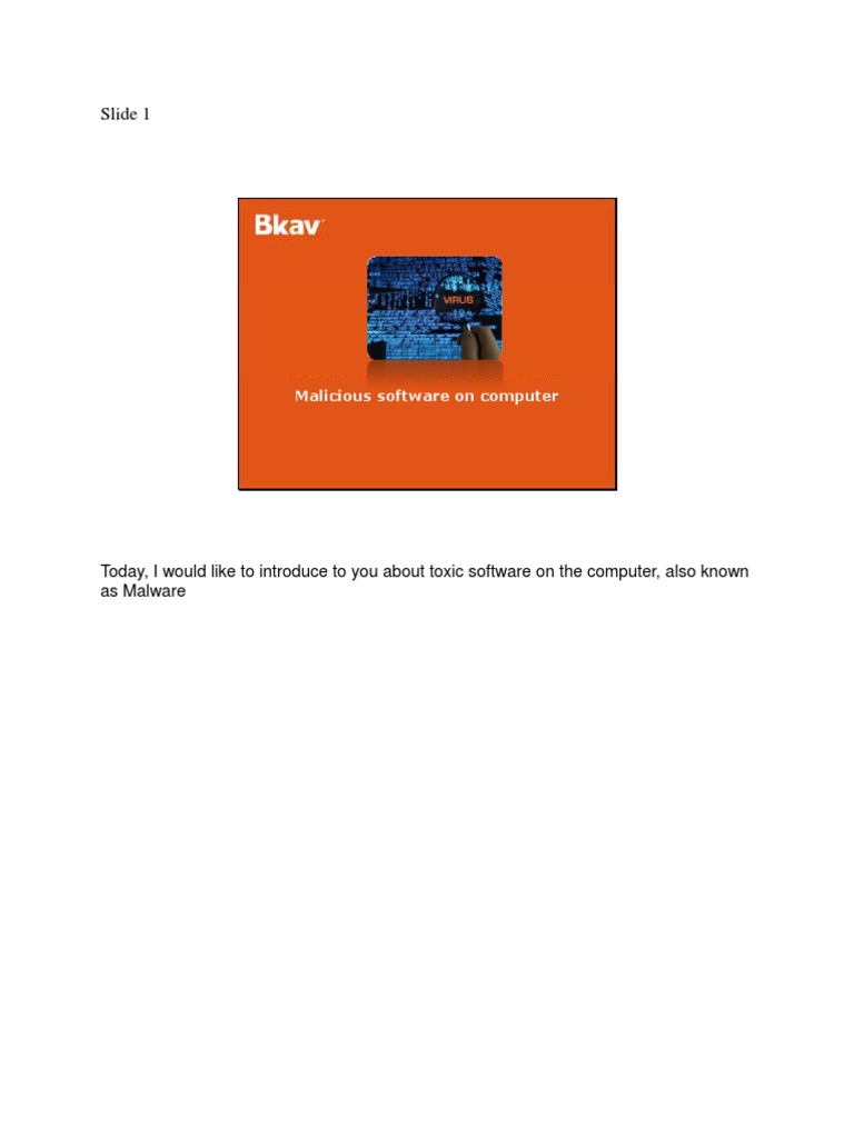 Topic 5 - Computer Virus and Malicious Code PDF | PDF | Malware | Computer Virus