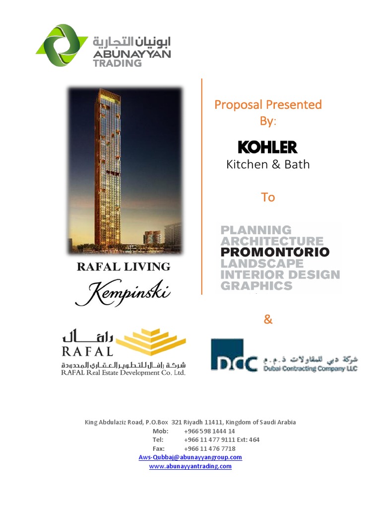 Rafal Living by Kempinski Tower - ATC1 | PDF | Tap (Valve) | Shower