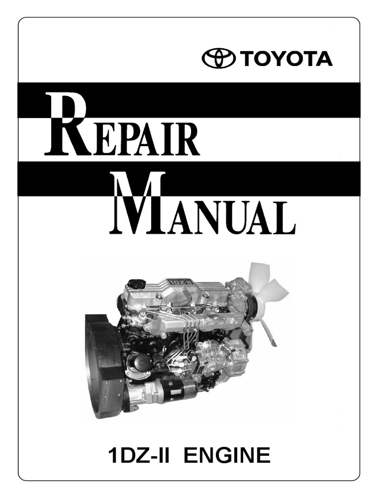 Toyota 1DZ-II Engine Overview | PDF