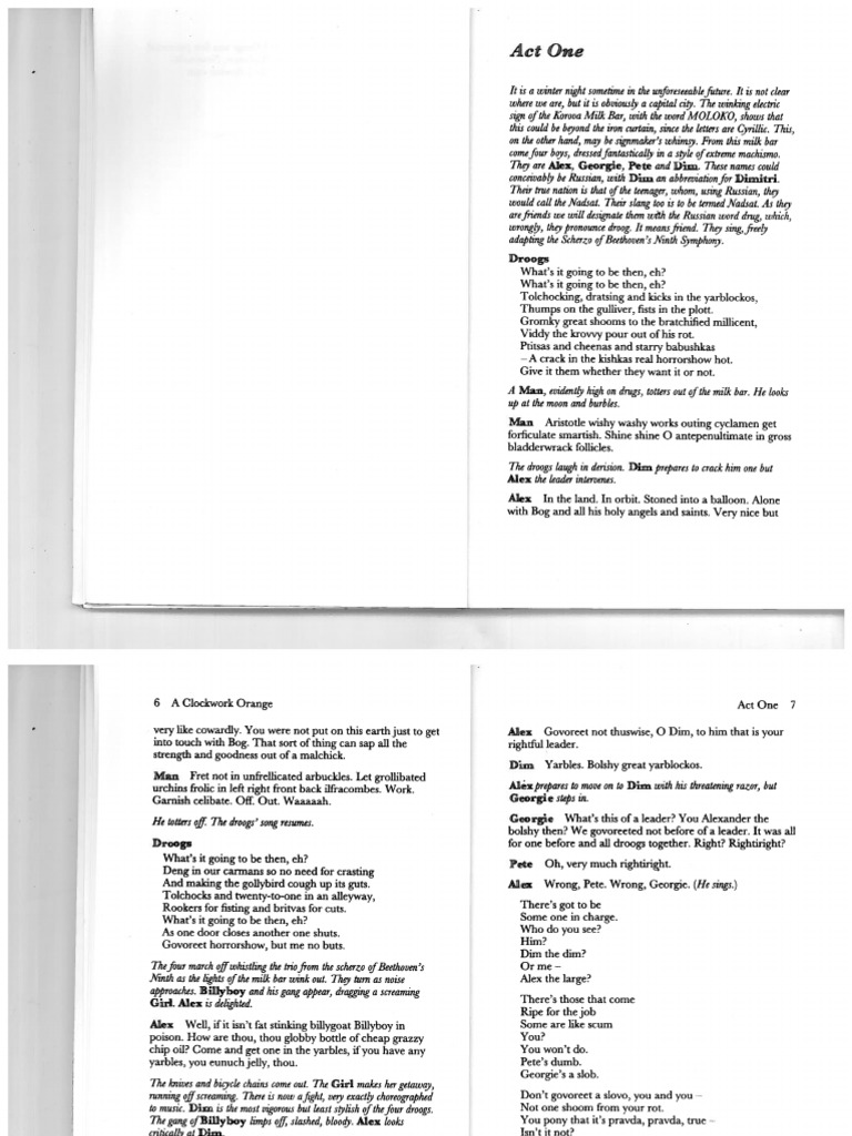 A Clockwork Orange PDF | PDF