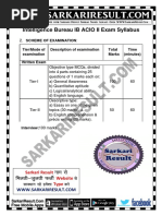 IB Security Assistant 2025 Syllabus | PDF