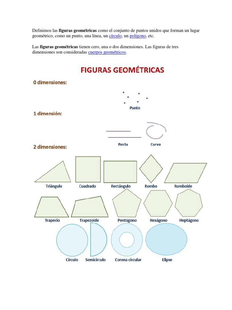 Figuras Geométricas | PDF | Rectángulo | Triángulo