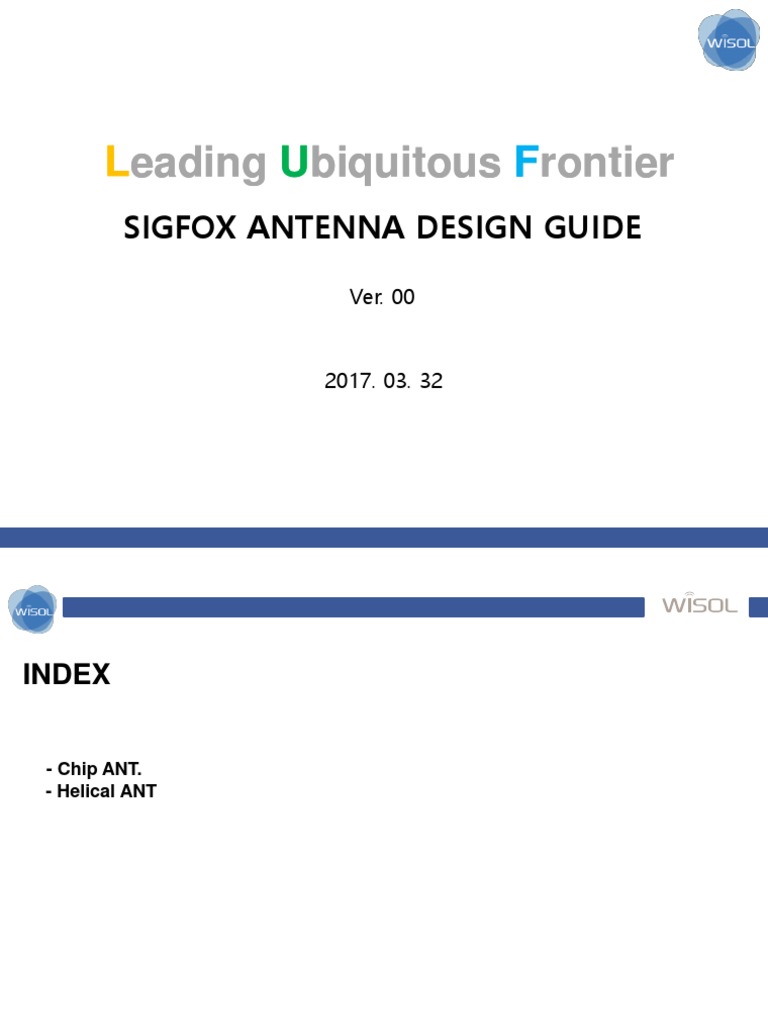 Sigfox Antenna Design Guide V00 - 170302 PDF | PDF | Broadcast ...