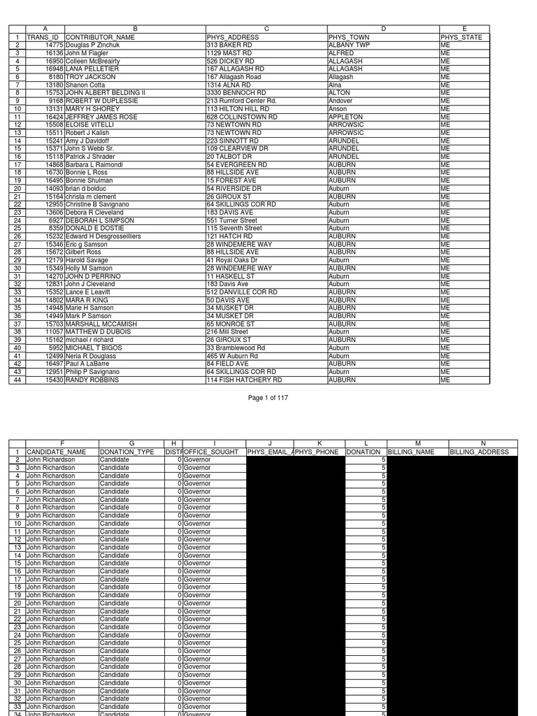 62.REDACTED Report From Commission Database of Online Contri | PDF