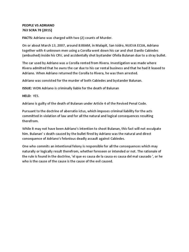 People Vs Adriano | PDF | Law