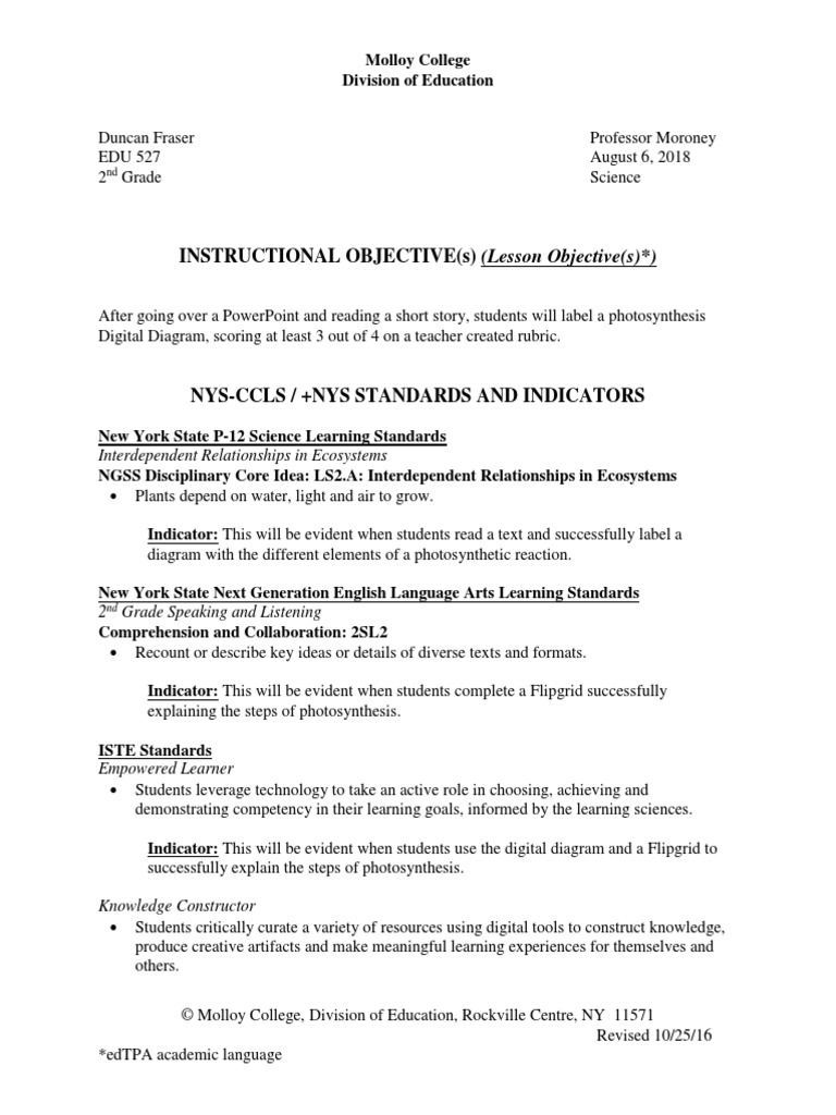 Photosynthesis Lesson Plan | PDF | Photosynthesis | Learning