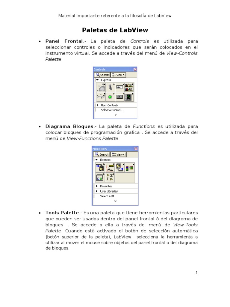 Material de LabView V4 Terminado | PDF | Estructura de datos de matriz | Programa de computadora