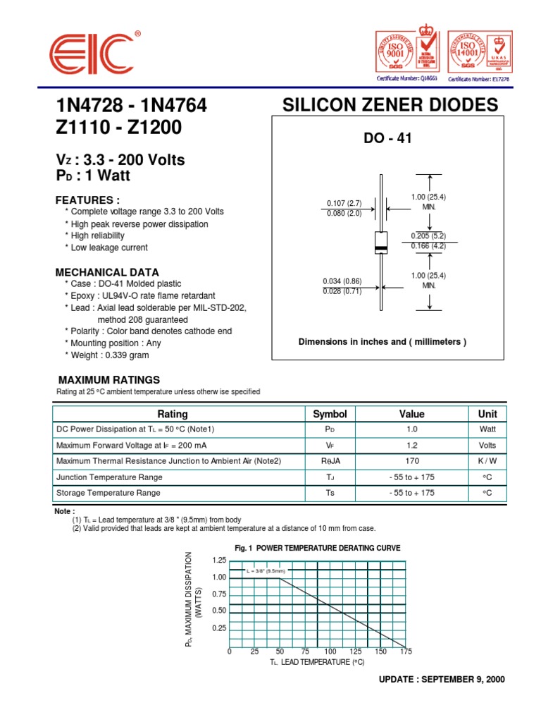 Diodos Zener | PDF | Diode | Electromagnetism