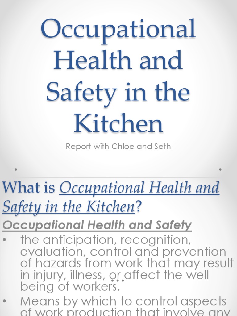 Kitchen Safety for Workers | PDF | Emergency Management | Waste