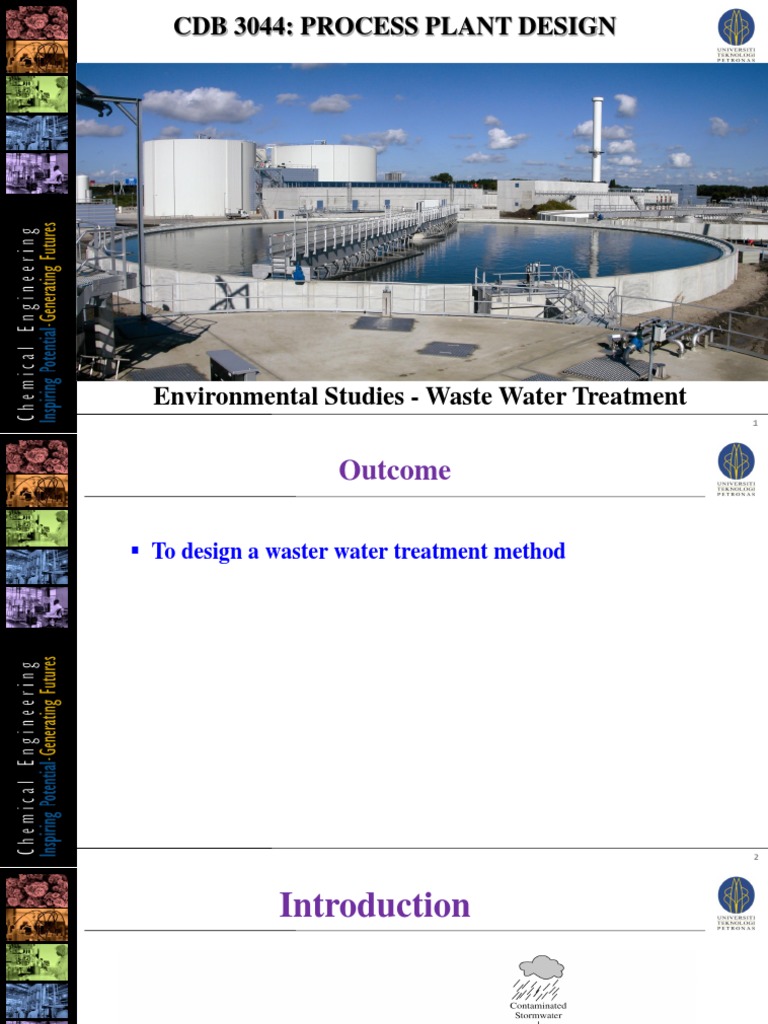 Wastewater Treatment Process Design | PDF | Total Organic Carbon ...
