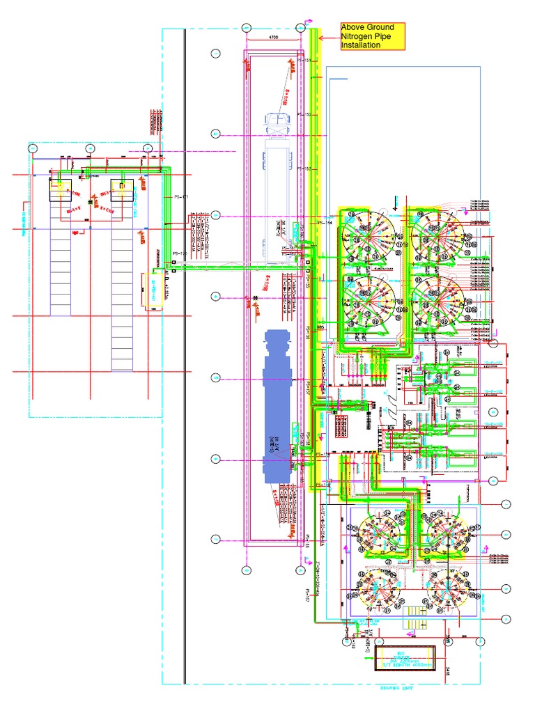 Above Ground Nitrogen Pipe Installation | PDF