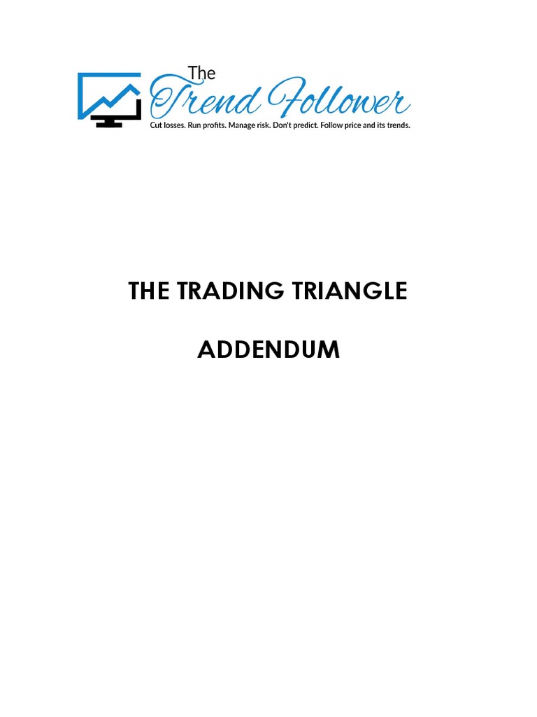 The Trading Triangle - Addendum | PDF | Risk | Prices