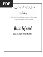 Basic Tajweed English | PDF | Quran | Islam
