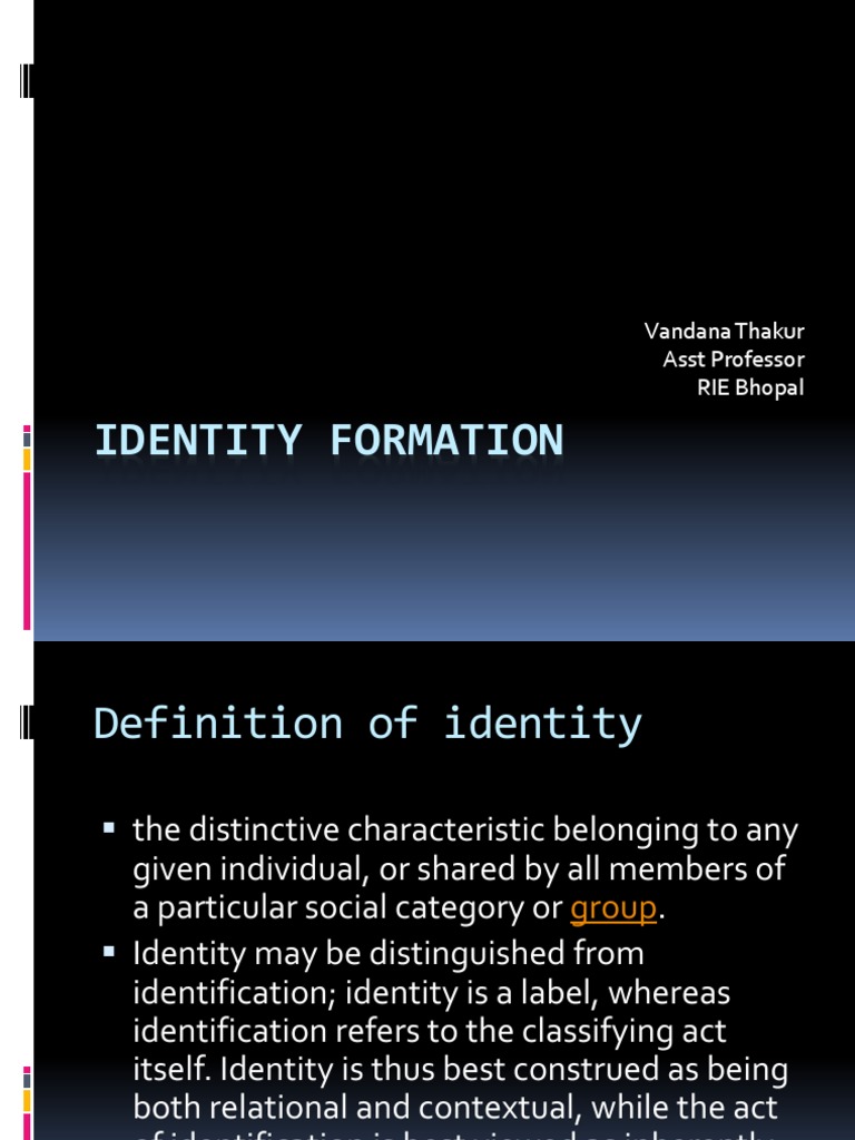 Unit II Identity | PDF | Identity (Social Science) | Philosophical Theories