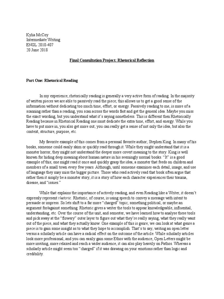 Comp | PDF | Rhetoric | Psychology