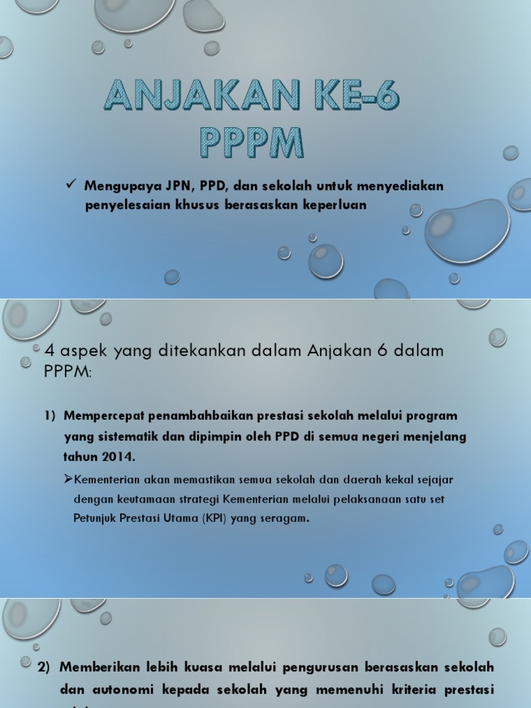Anjakan 6 PPPM | PDF