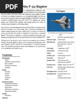 Lockheed Martin F-22A Raptor Manual | PDF | United States Air Force ...