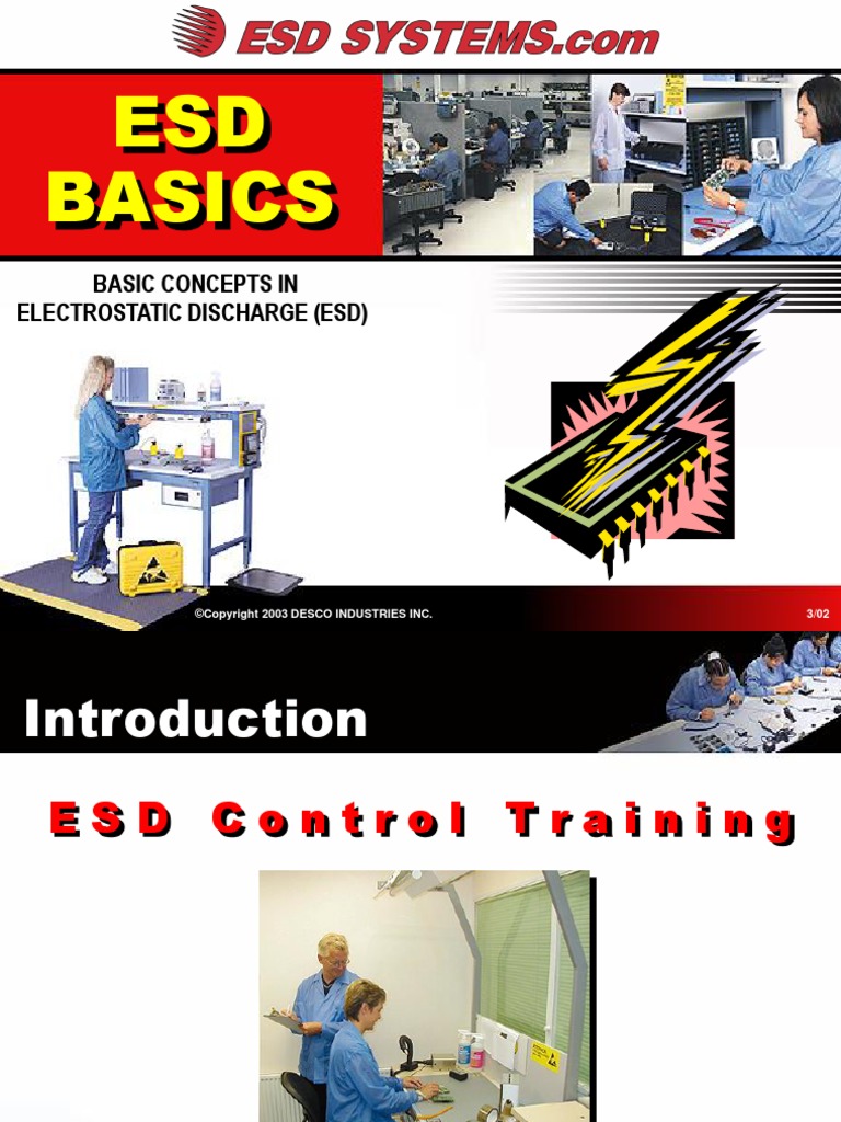 ESD Basics: Basic Concepts in Electrostatic Discharge (Esd) | PDF | Electrostatic Discharge ...