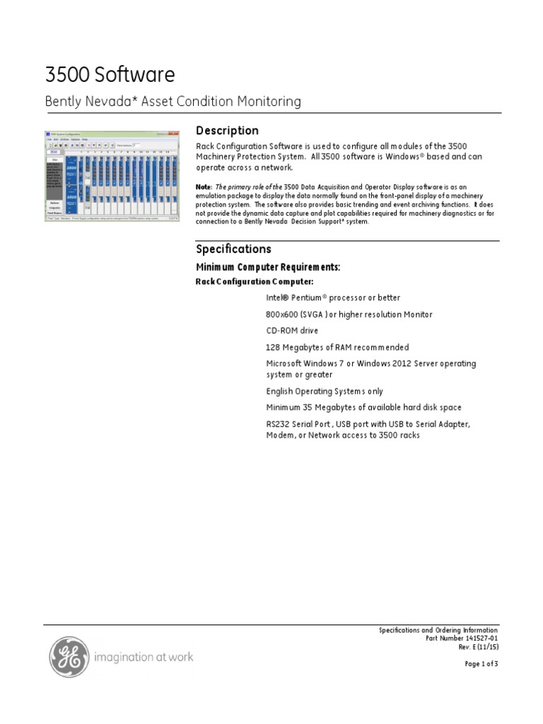 3500 Software Datasheet 141527e PDF | PDF | Usb | Microsoft Windows