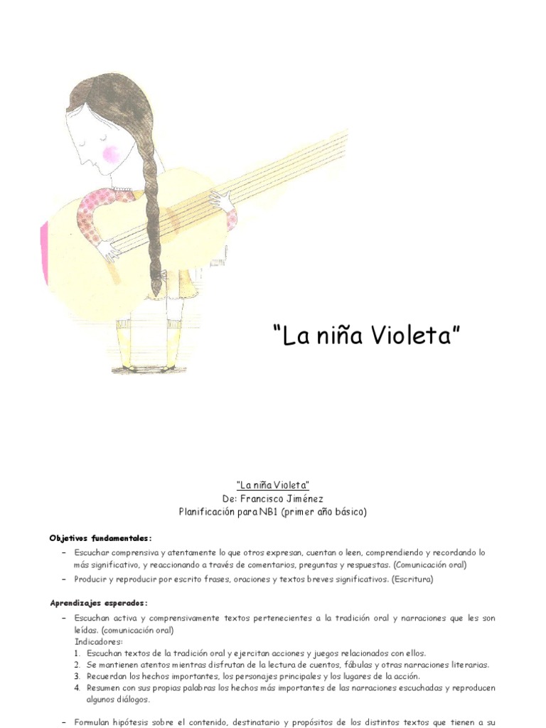Nina Violeta-3 | PDF | Lectura (proceso) | Cuentos