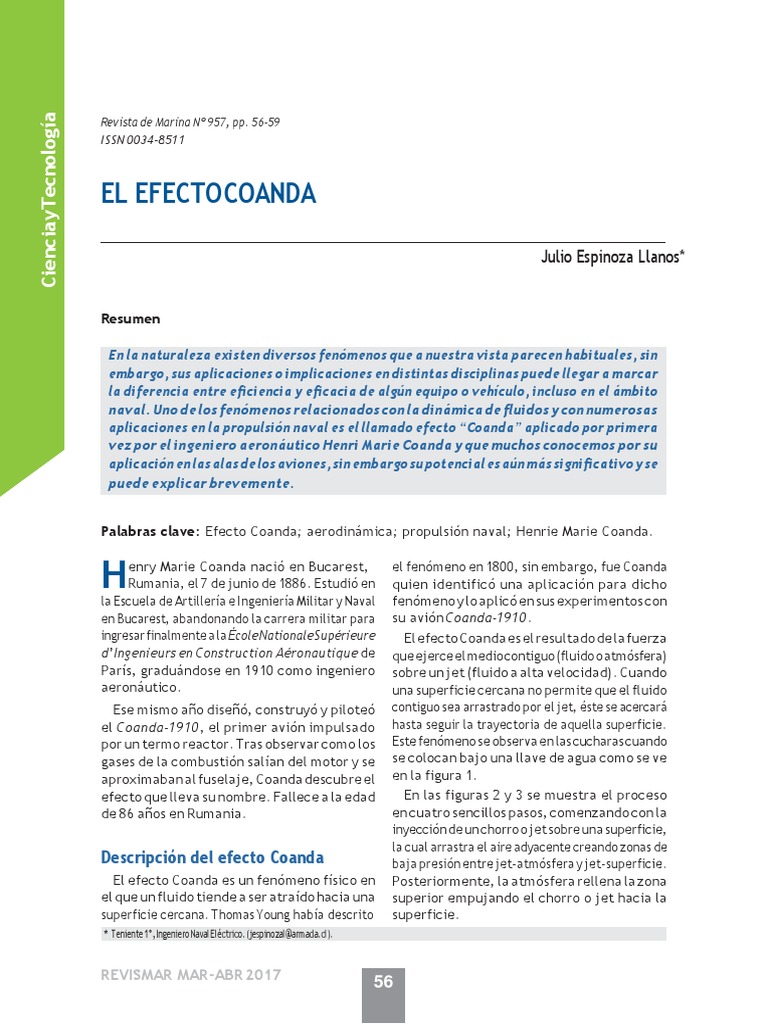 Usos Del Efecto Coanda | PDF | Motor a reacción | Avión