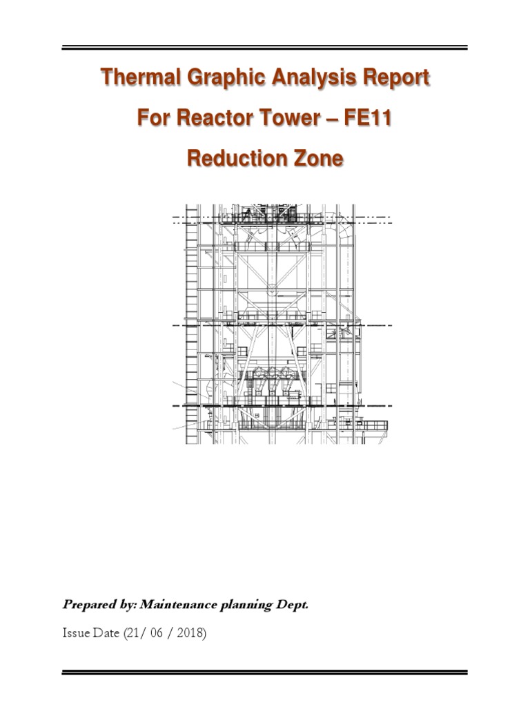 Thermal Graphic Analysis Report For Reactor Tower - FE11 Reduction Zone | PDF | Celsius ...