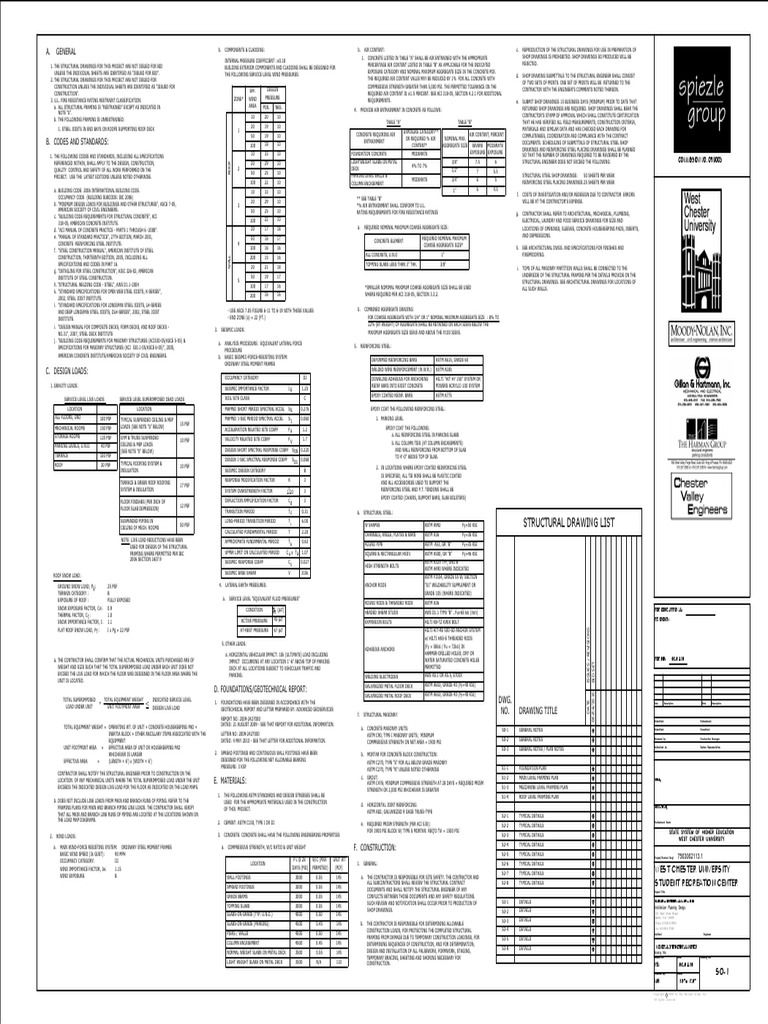 General Notes 4 | Framing (Construction) | Concrete