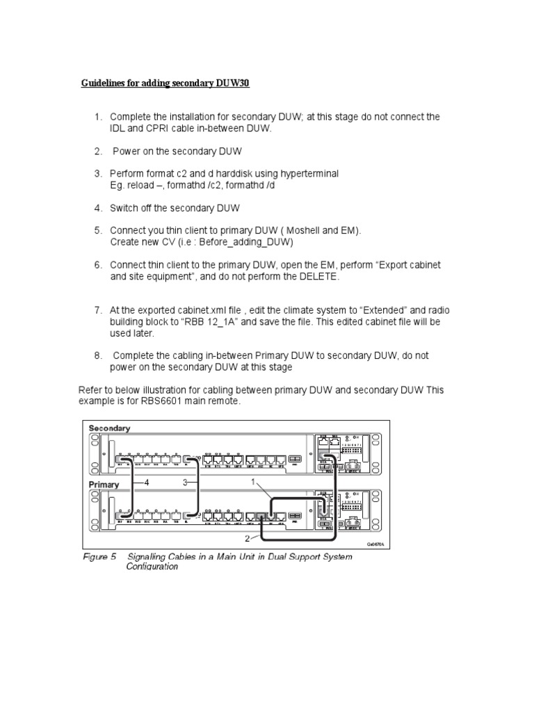 Guidelines For Adding Secondary DUW30 3rd Carrier | PDF