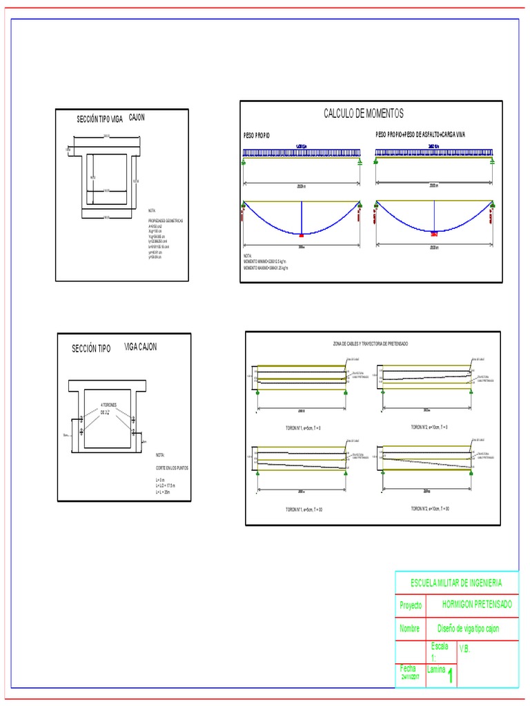 CALCULO DE VIGA TIPO CAJON