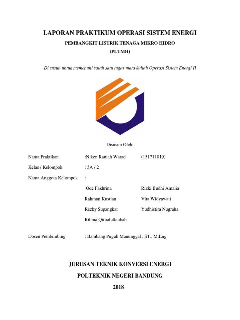 Laporan Praktikum Operasi Sistem Energi | PDF