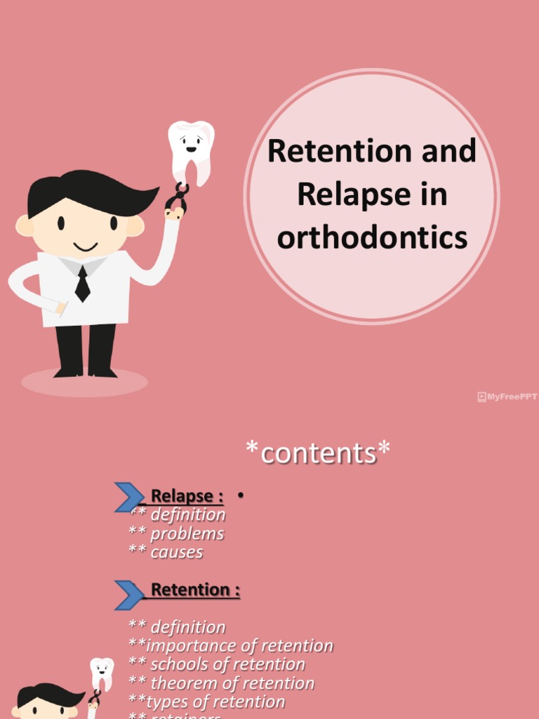 Retention and Relapse | PDF | Human Tooth | Orthodontics
