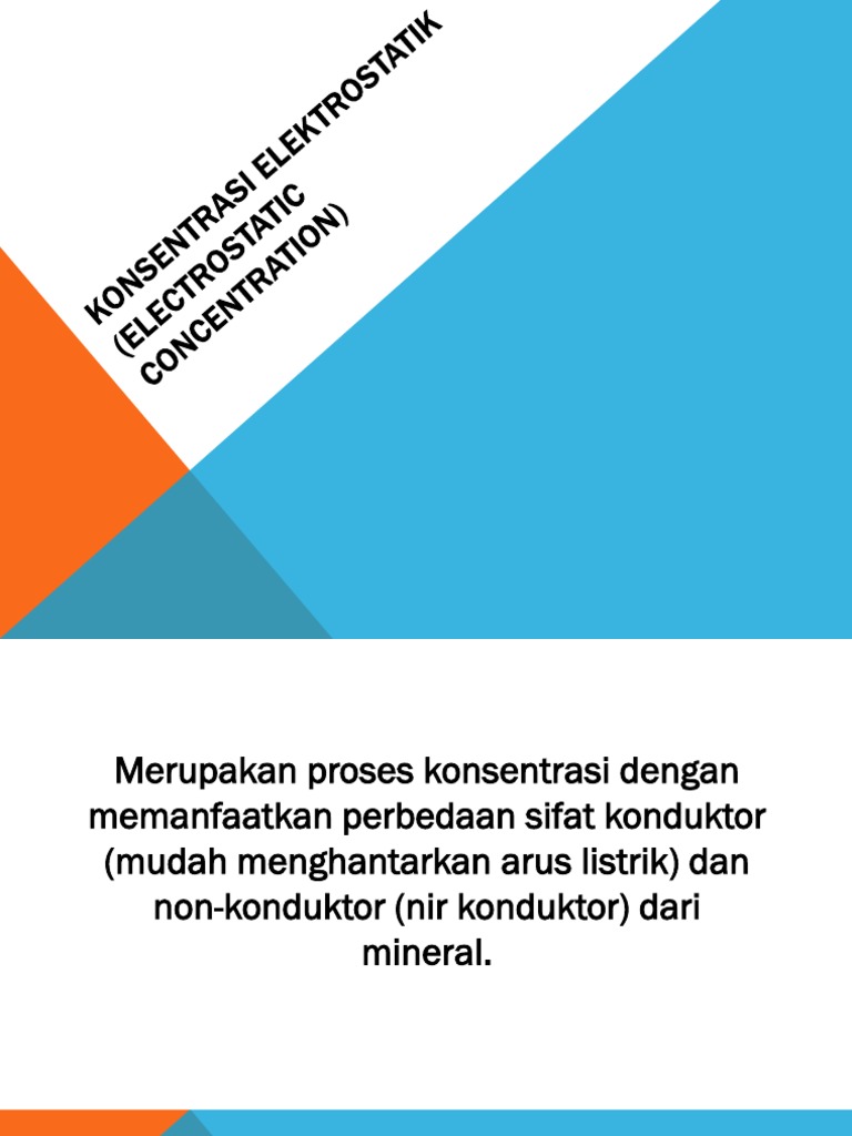 Konsentrasi Elektrostatik | PDF