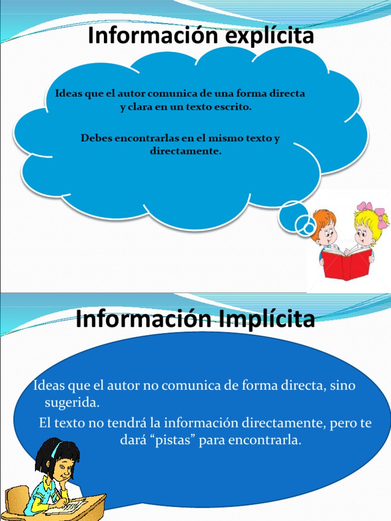 Presentacion Explicito e Implicito | PDF