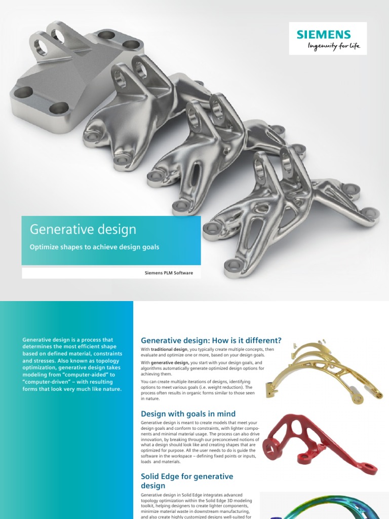 Siemens PLM Generative Design Ebook Mi 63757 - tcm27 31974 PDF | PDF ...