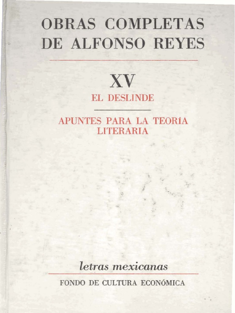 Alfonso Reyes | PDF | Poesía | Crítica literaria