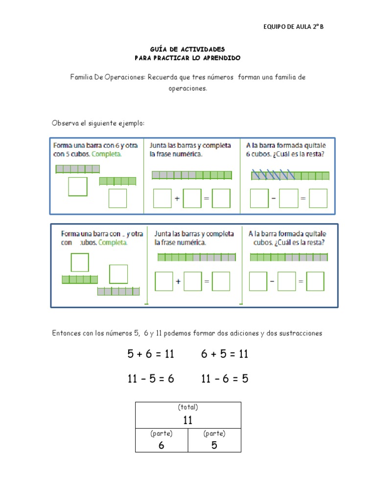Familia de Operaciones | PDF