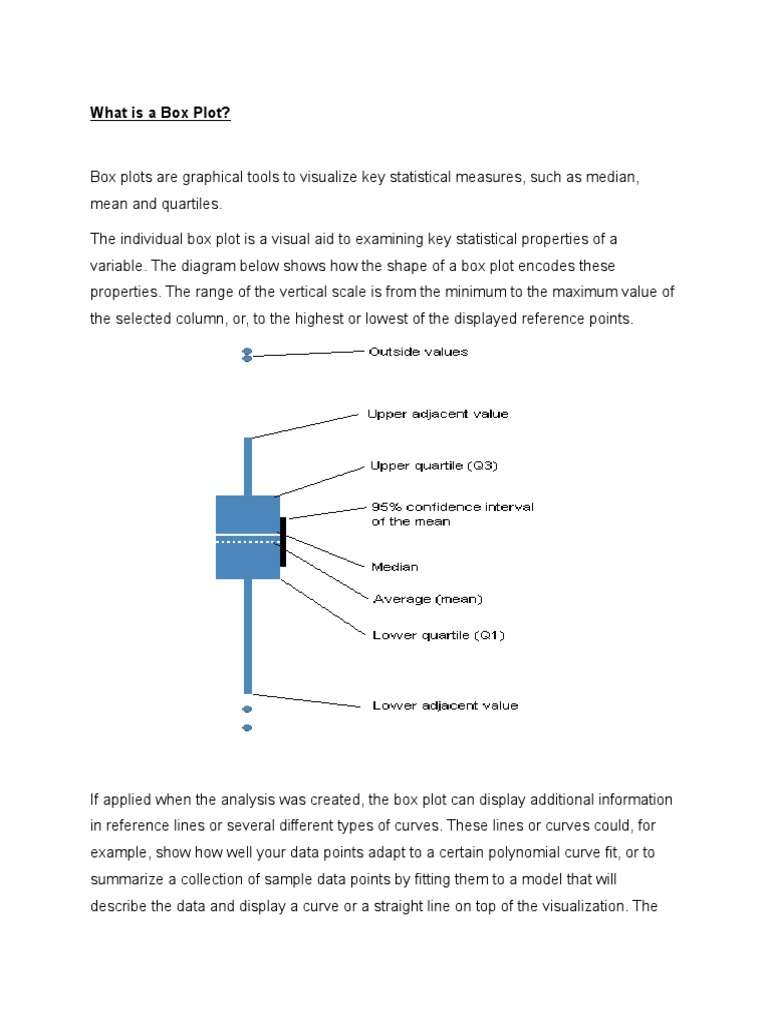 What Is A Box Plot? | PDF | Mean | Median