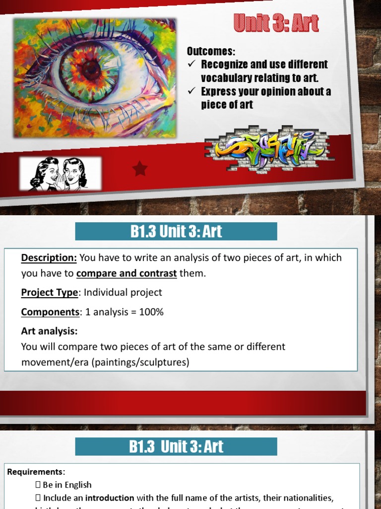 Art Analysis for B1.3 Learners | PDF | Communication Design ...