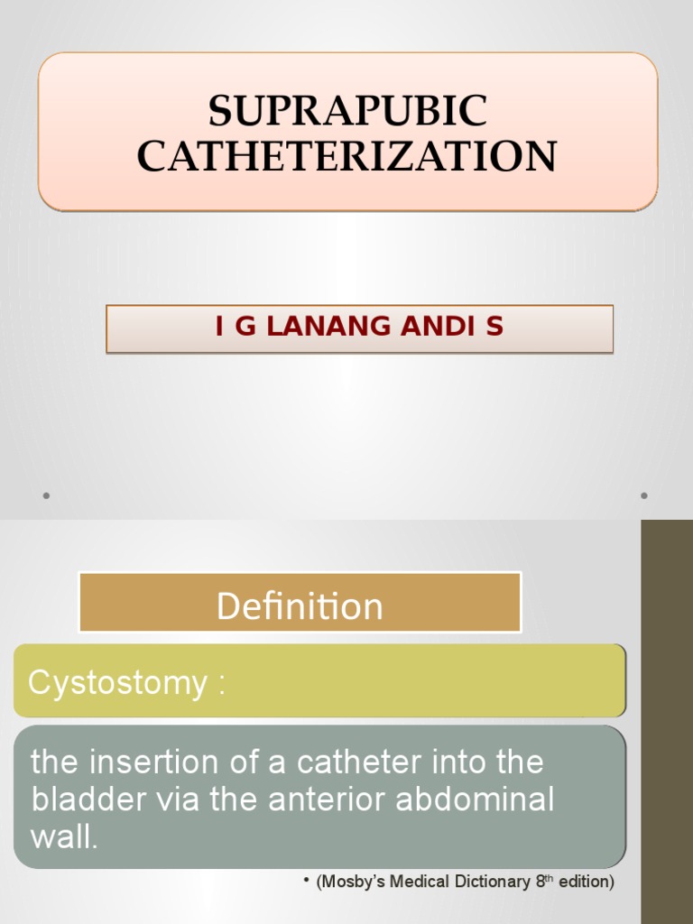 CYSTOSTOMY | PDF | Catheter | Surgery