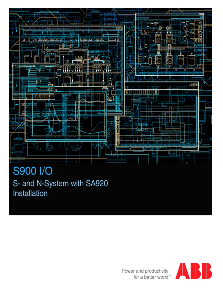 3BDD010421R0401 A en S900 I O S - and N-System With SA920 Installation ...
