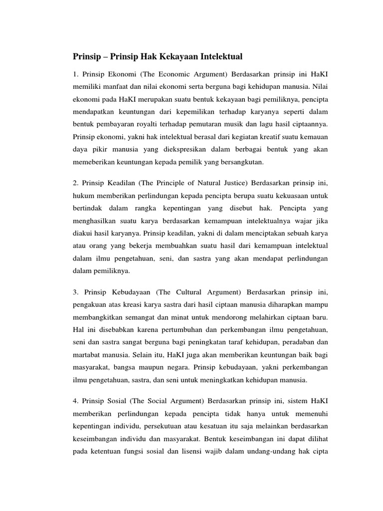 Prinsip HAKI | PDF