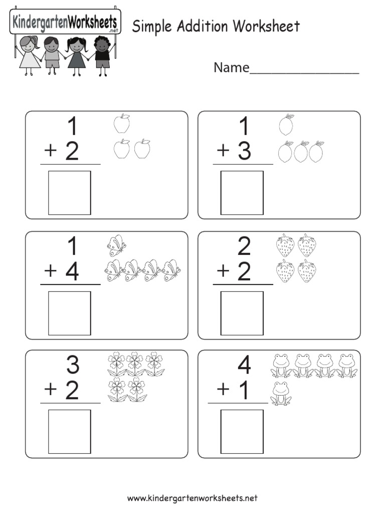 Simple Addition Worksheet | PDF