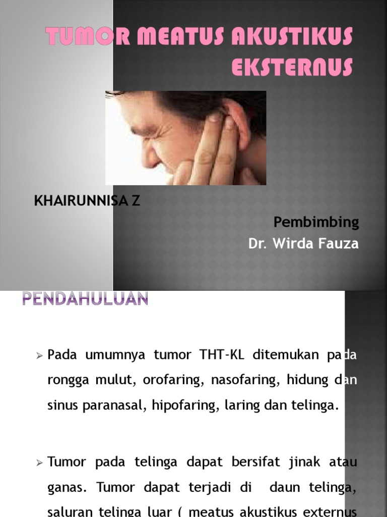 Tumor Meatus Akustikus Externus | PDF