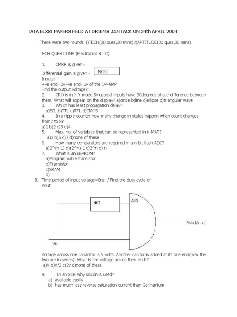 Electronics Exam Prep Guide | PDF | Capacitor | Electrical Engineering